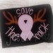 Save the Rack Awareness BC Embroidery Applique Design - Etsy