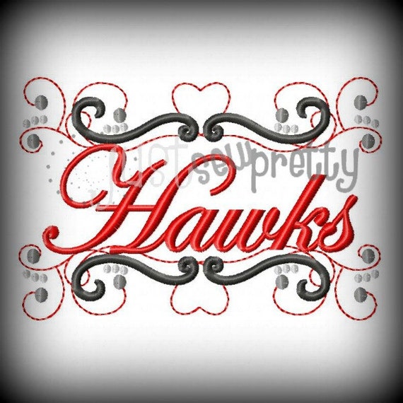 Hawks Pride Embroidery Design | Etsy