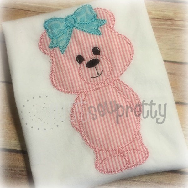 Teddy Bear Applique - Etsy