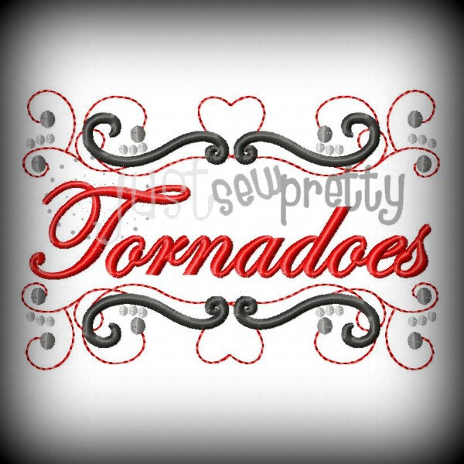 Tornadoes Pride Embroidery Design - Etsy