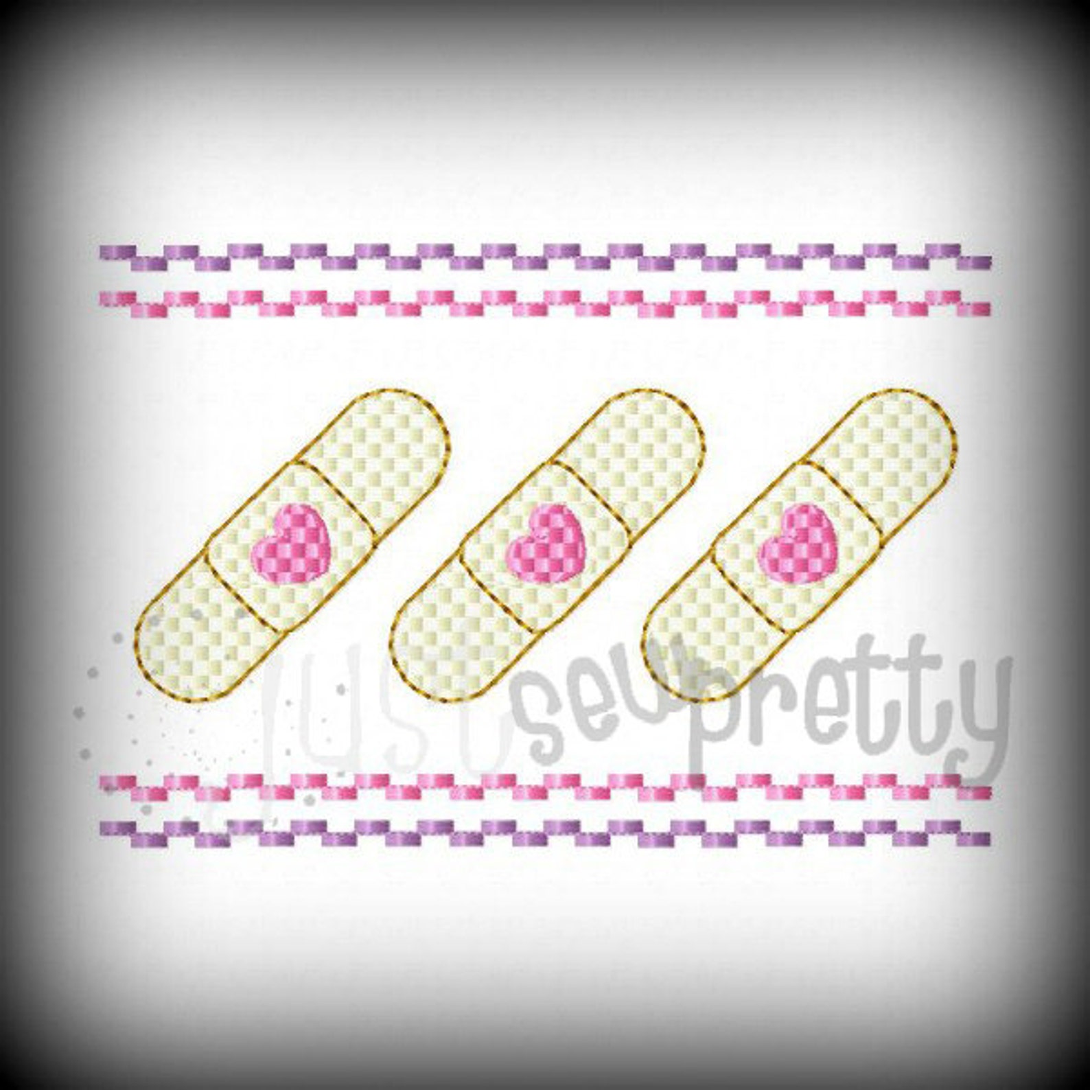 Máquina de curitas corazón 5 x 7 Smocked diseño del bordado - Etsy España