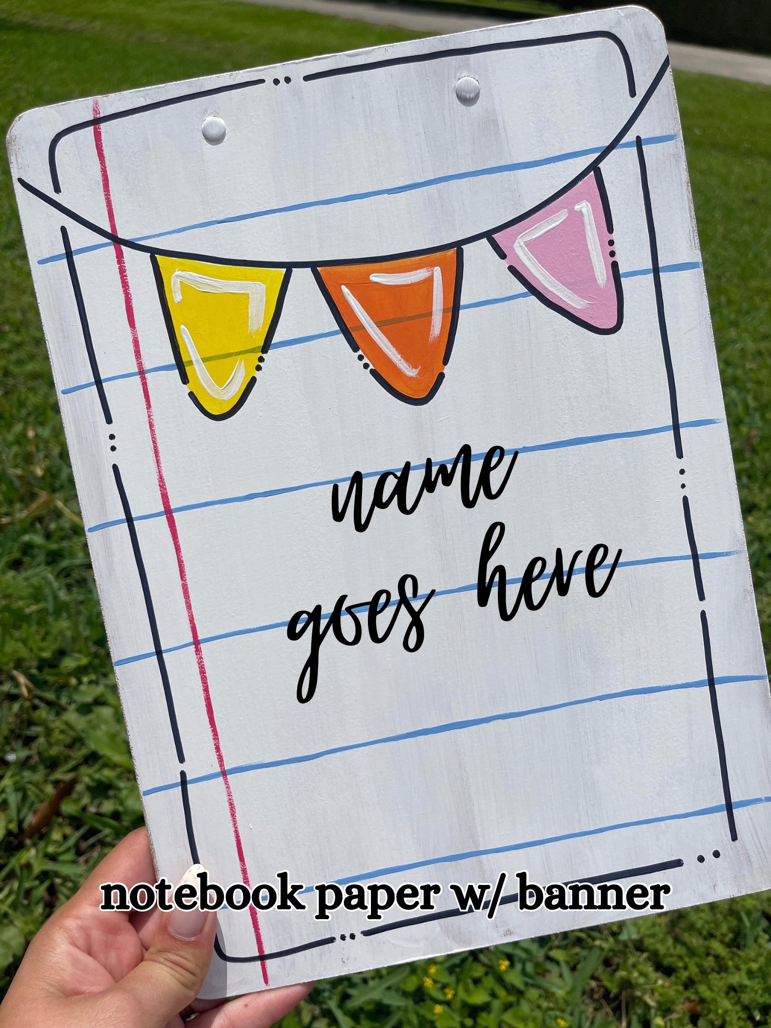 Hand Painted Customizable Teacher Clipboards | End of Year Teacher Gift ...
