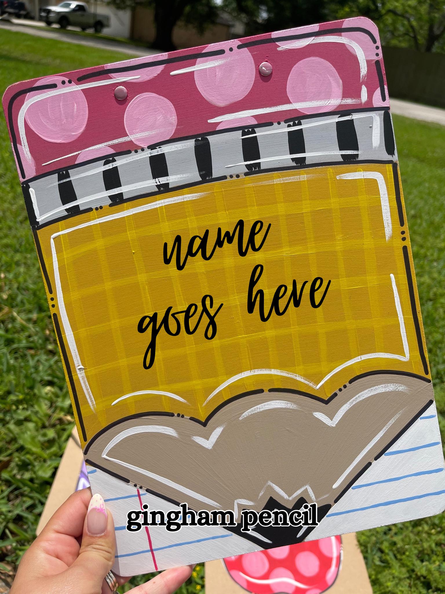 Hand Painted Customizable Teacher Clipboards | End of Year Teacher Gift ...