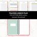 Digital Teacher Planner, 2024 2025, Academic Planner, Lesson Planner ...