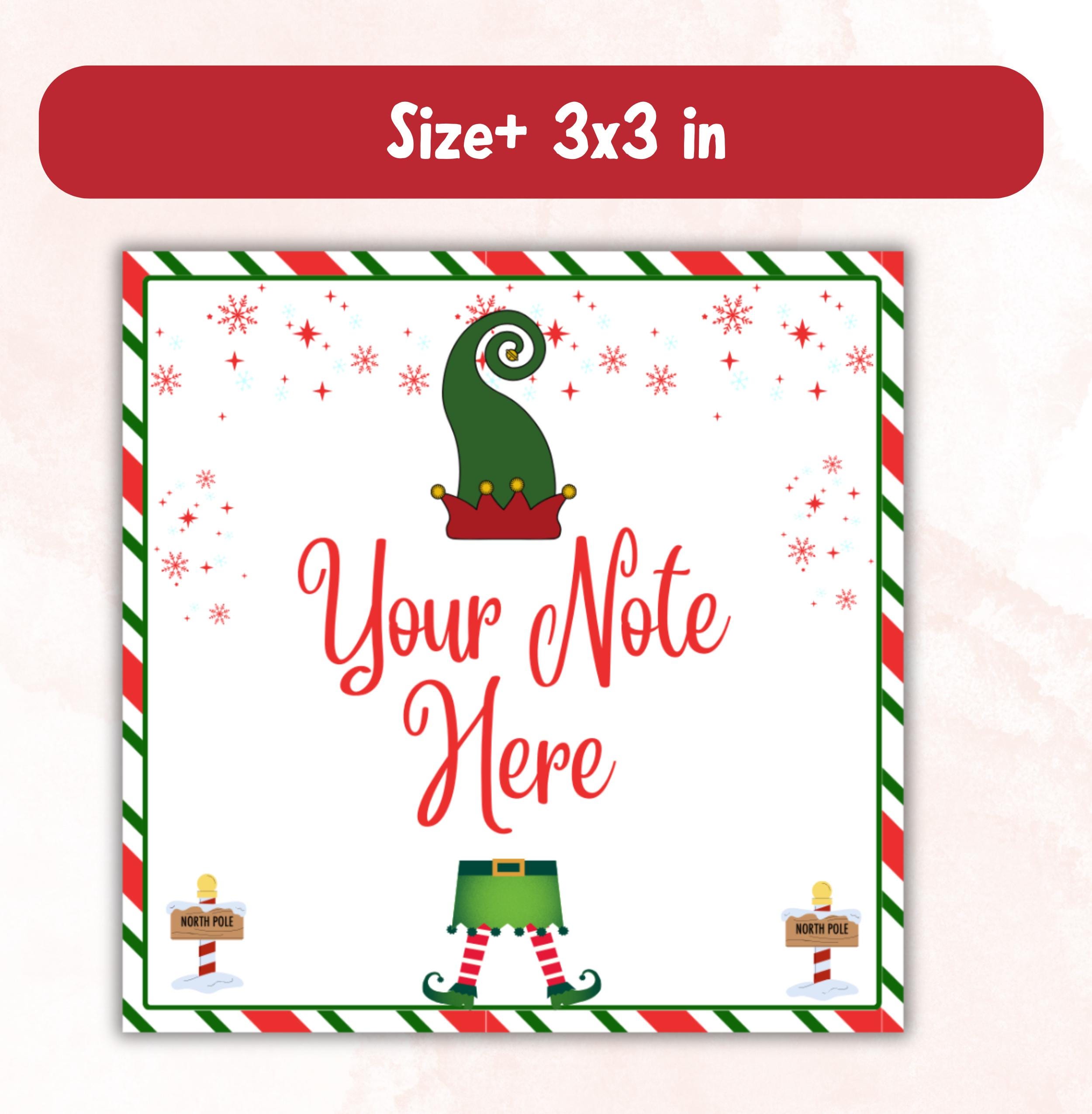 Editable Elf Notes, Printable Christmas Activities, Note From Your Elf ...