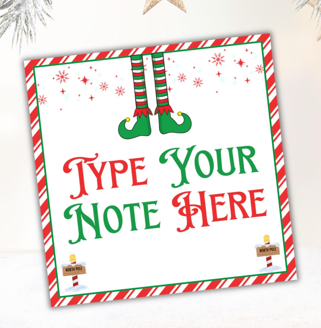 Editable Elf Notes, Printable Christmas Activities, Note From Your Elf ...