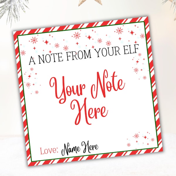 Elf Notes - Etsy