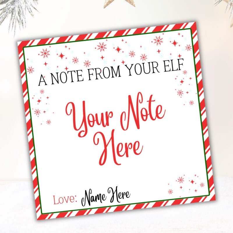 Notes From Elf - Etsy