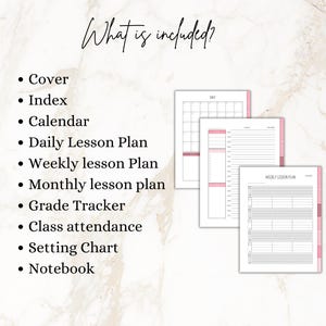 Digital Teacher Planner, 2024 2025, Academic Planner, Lesson Planner ...