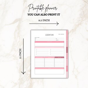 Digital Teacher Planner, 2024 2025, Academic Planner, Lesson Planner ...