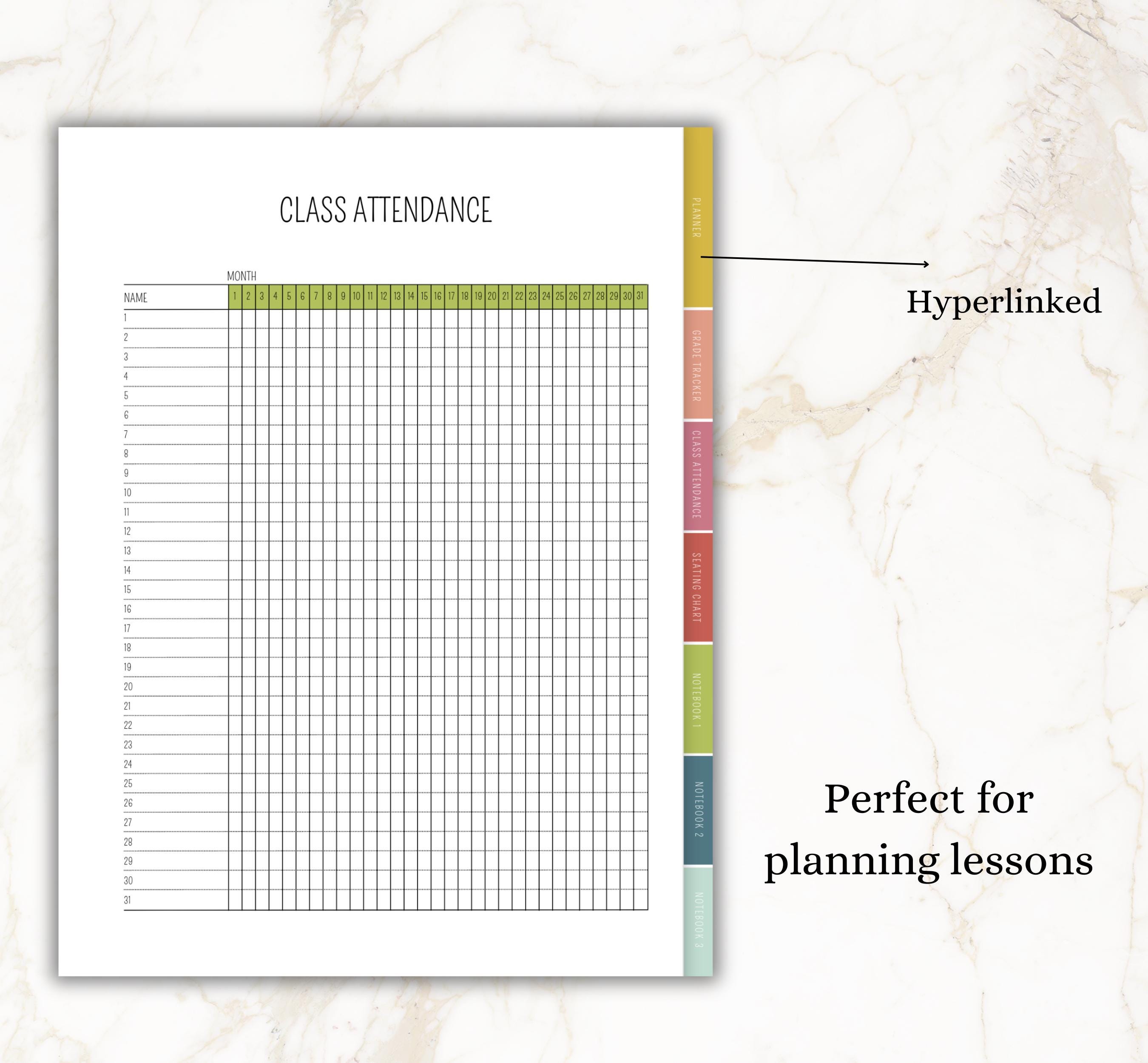 Digital Teacher Planner, 2024 2025, Academic Planner, Lesson Planner ...