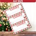 PRINTABLE Christmas Candy Cane Guessing Game, Holiday Birthday Party ...