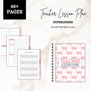 Digital Teacher Planner, 2024 2025, Academic Planner, Lesson Planner ...