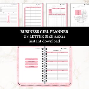 The Ultimate Girl Boss Business Planner, Business Workbook, Printable ...