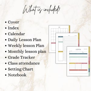 Digital Teacher Planner, 2024 2025, Academic Planner, Lesson Planner ...