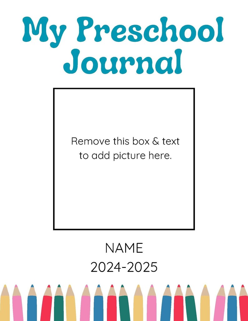 EDITABLE Journal Entry Prompts for Preschoolers - Etsy