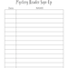 Parent Volunteer Sign up Sheets - Etsy