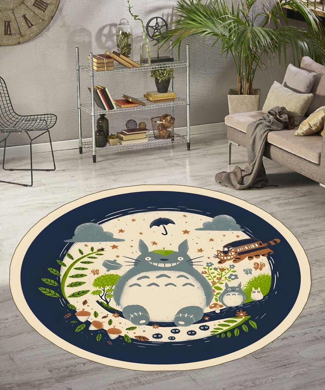 Totoro Anime Rug, Anime Carpet,japanese Anime ,japan Anime Rug, Boys ...