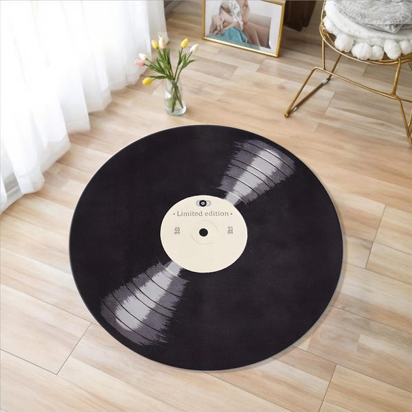 Vinyl Rug - Etsy