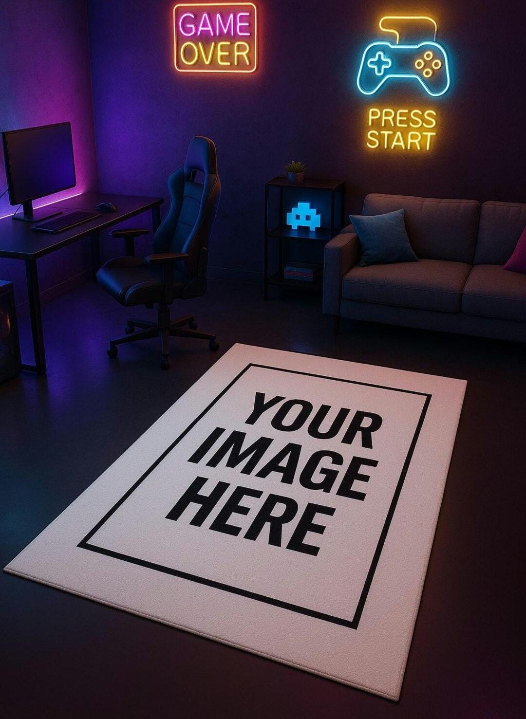 Custom Photo Rug : Personalized Area Rug With Your Image Print, Unique ...