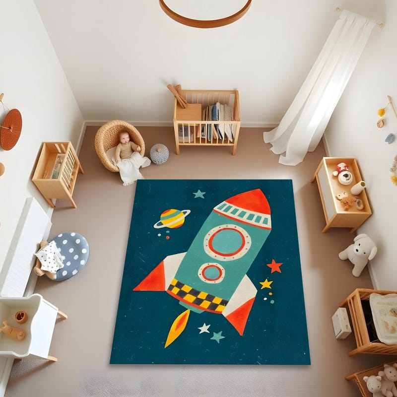 Outer Space Play Mat - Etsy