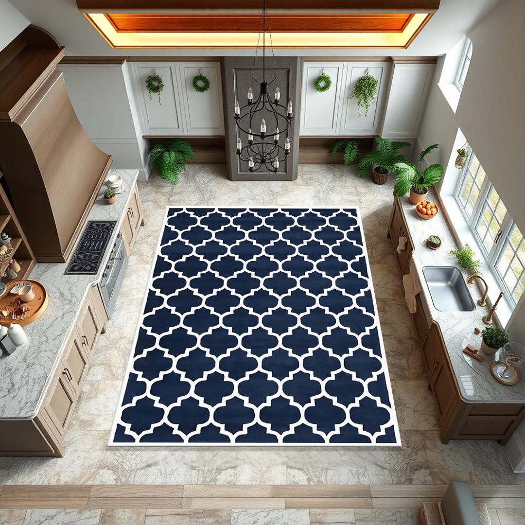 Modern Kitchen Rug Elegant Living Room Rug Soft & Durable Area Rugs for ...