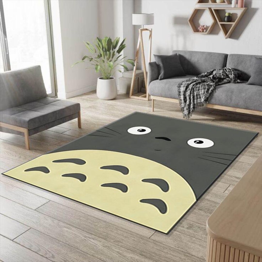Totoro Anime Rug, Anime Carpet,japanese Anime ,japan Anime Rug, Boys ...