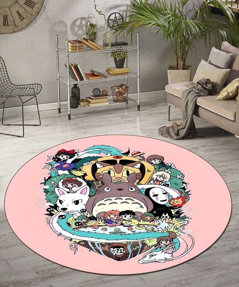 Totoro Anime Rug, Anime Carpet,japanese Anime ,japan Anime Rug, Boys ...