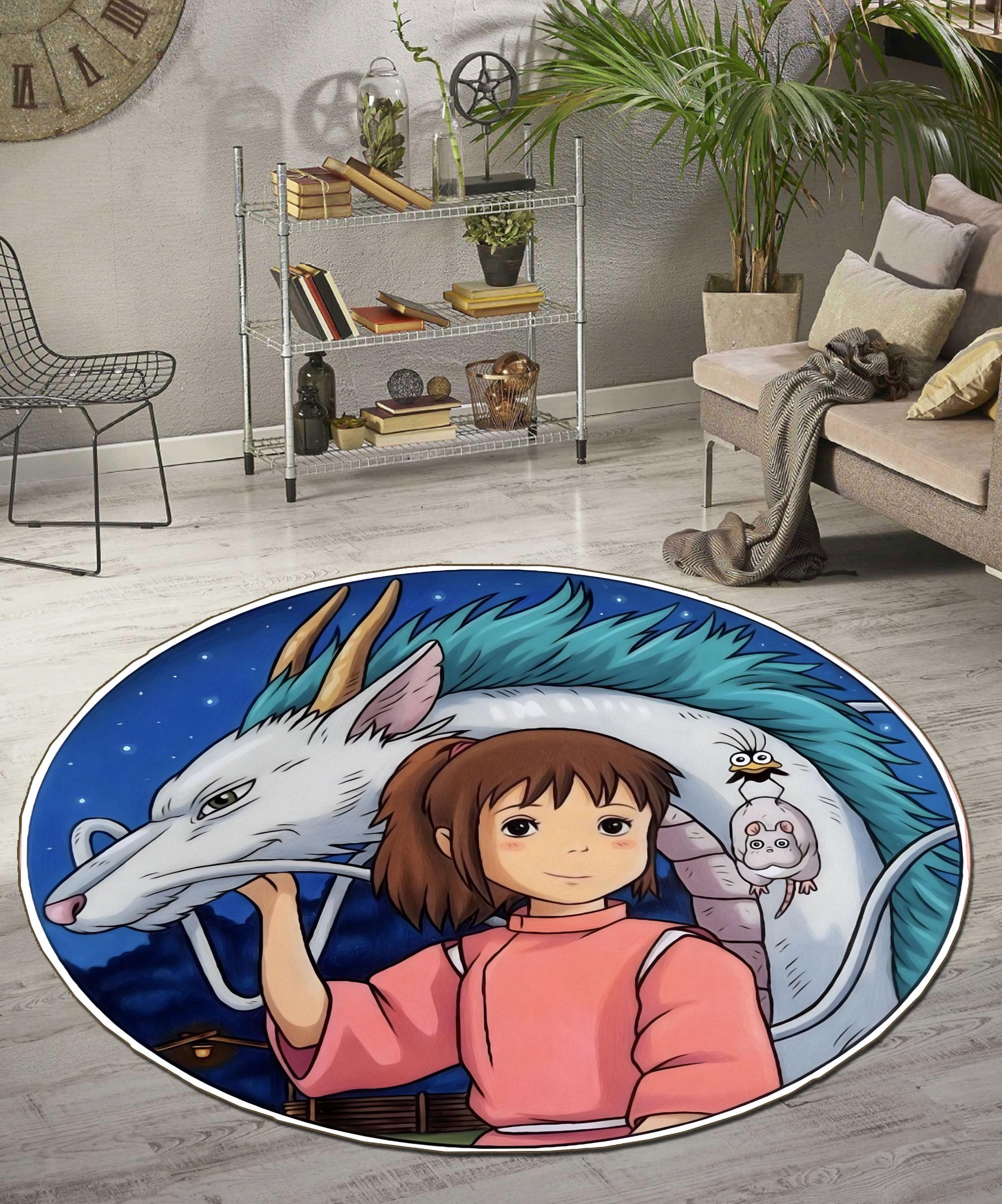 Totoro Anime Rug, Anime Carpet,japanese Anime ,japan Anime Rug, Boys ...
