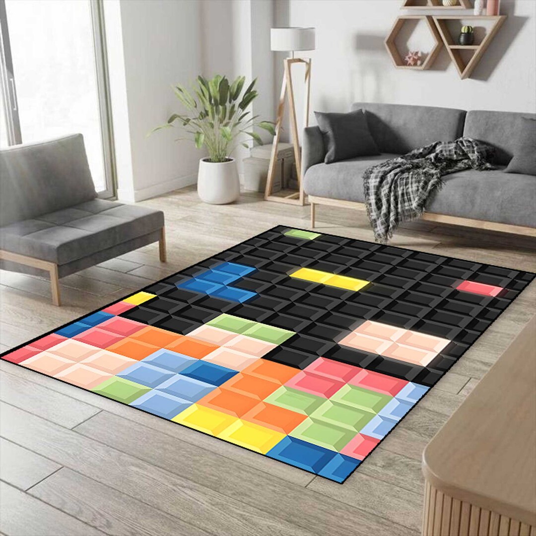 High Score Rug, Play Room Rug, Indoor Rug, Kids Gift Rug, Area Rug ...