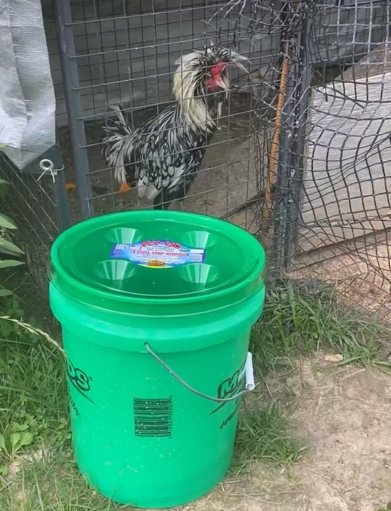 5 Gallon Bucket Fly Lid, Pest Control, Fly Control, Fly Trap, Eco ...