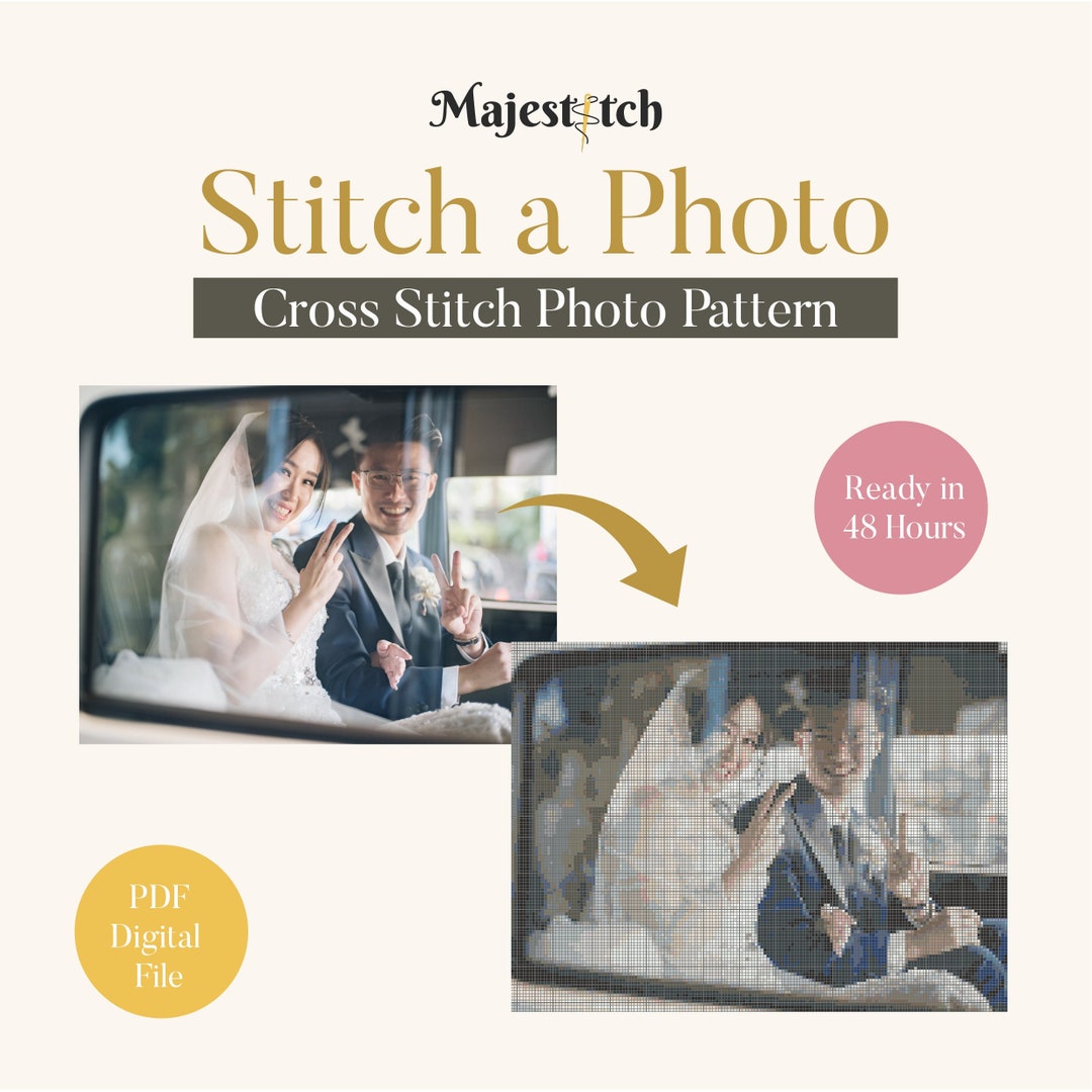 Custom Photo Cross Stitch Pattern Pdf, Photo to Cross Stitch Pattern ...