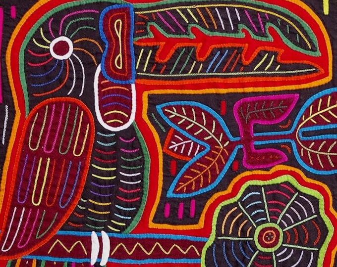 Kuna Mola Textile, Tropical Toucan, HHG 643 - Etsy