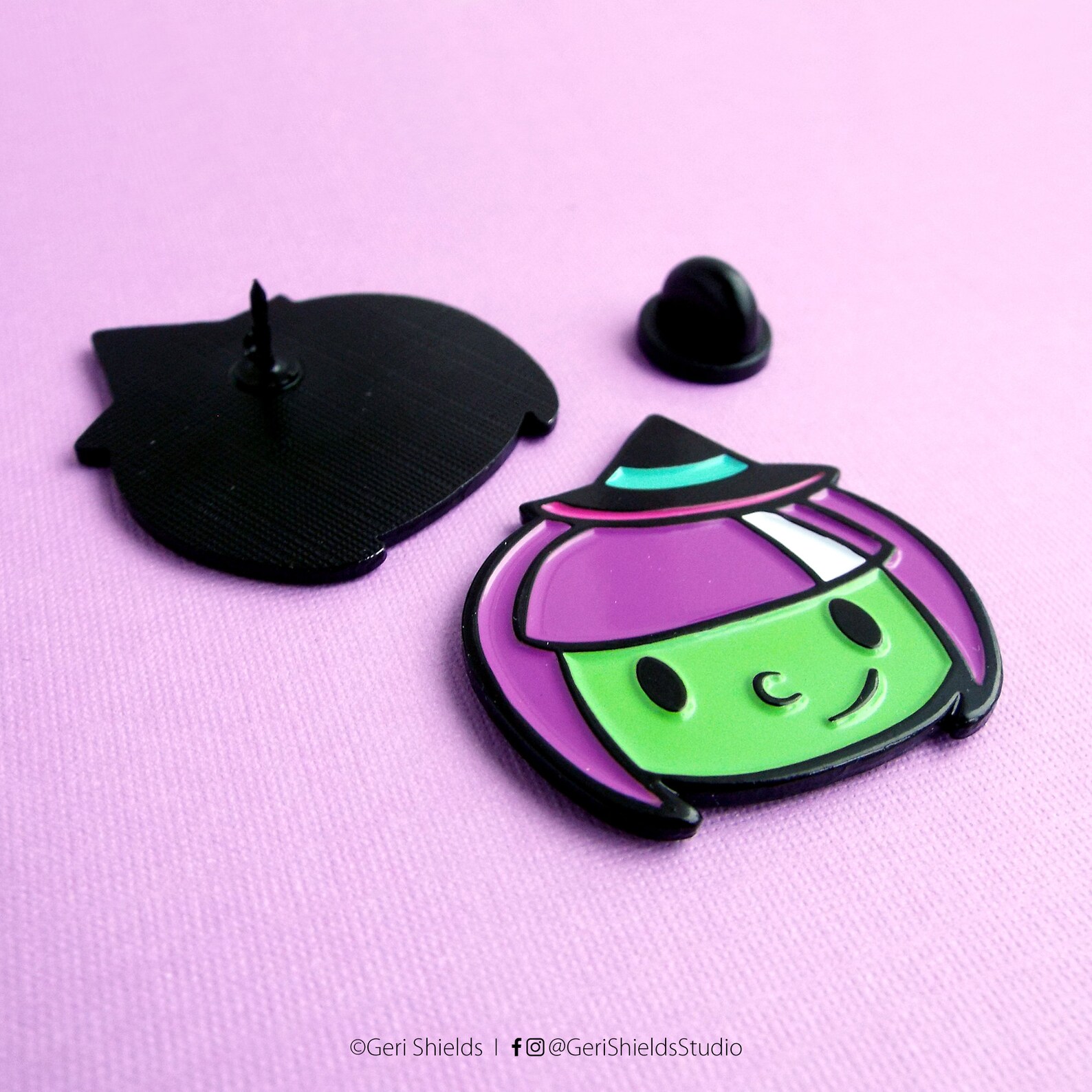 Modern Witch Enamel - Lapel Pin - Witch Pin - Etsy