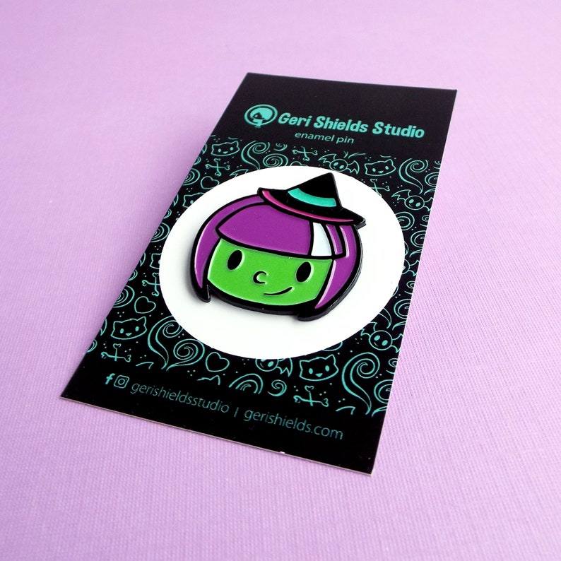 Modern Witch Enamel - Lapel Pin - Witch Pin - Etsy