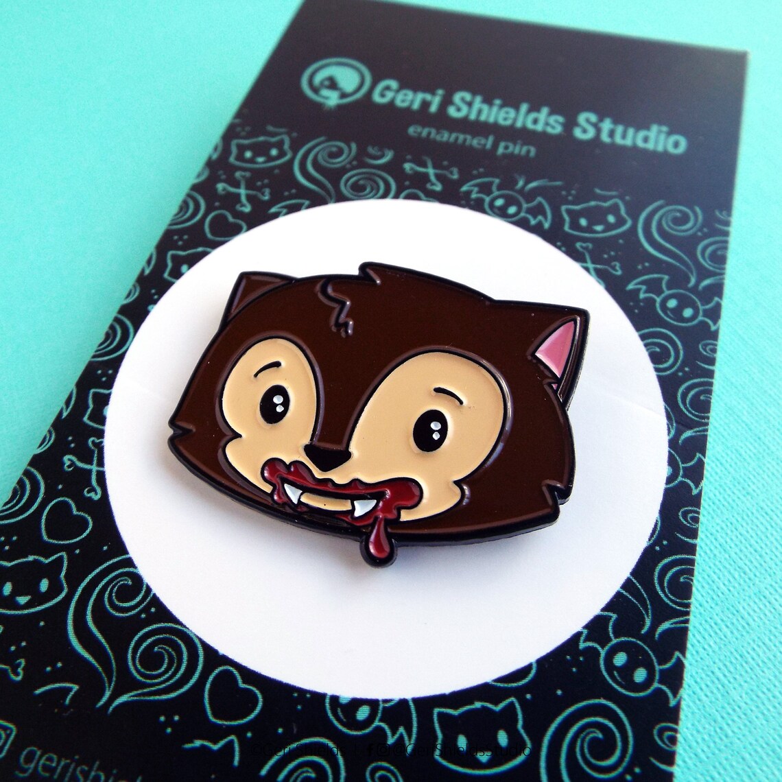 Werewolf Enamel Pin Lapel Pin Werewolf Pin Halloween Pin - Etsy
