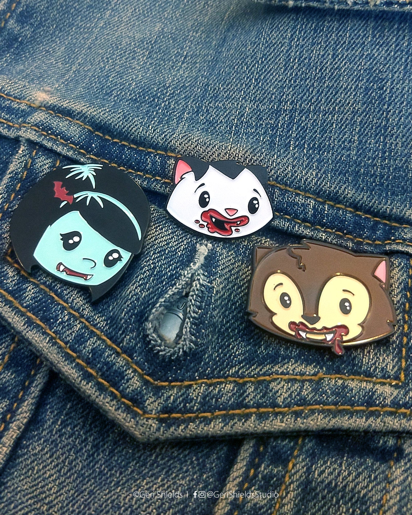 Werewolf Enamel Pin Lapel Pin Werewolf Pin Halloween Pin | Etsy