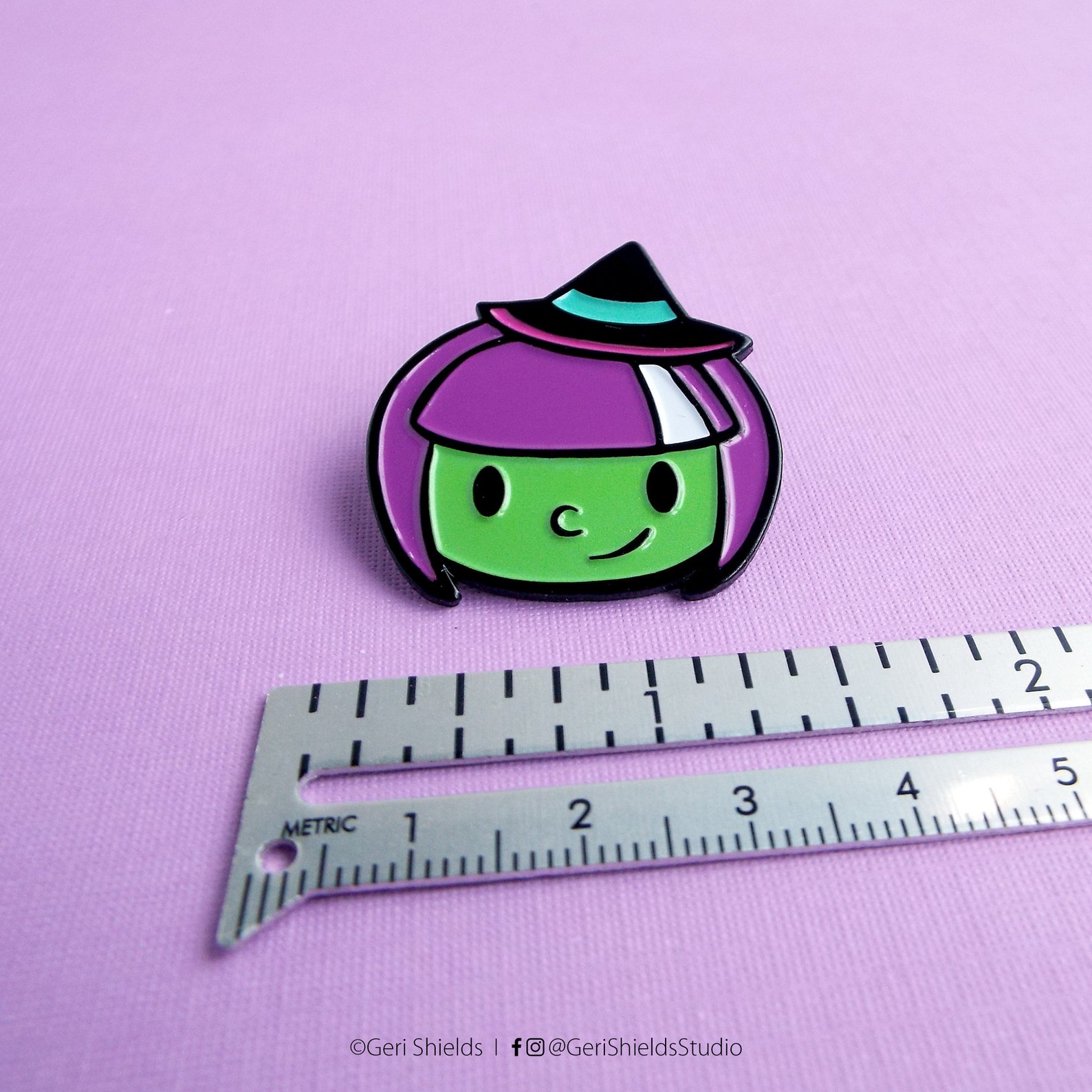 Modern Witch Enamel Lapel Pin Witch Pin - Etsy