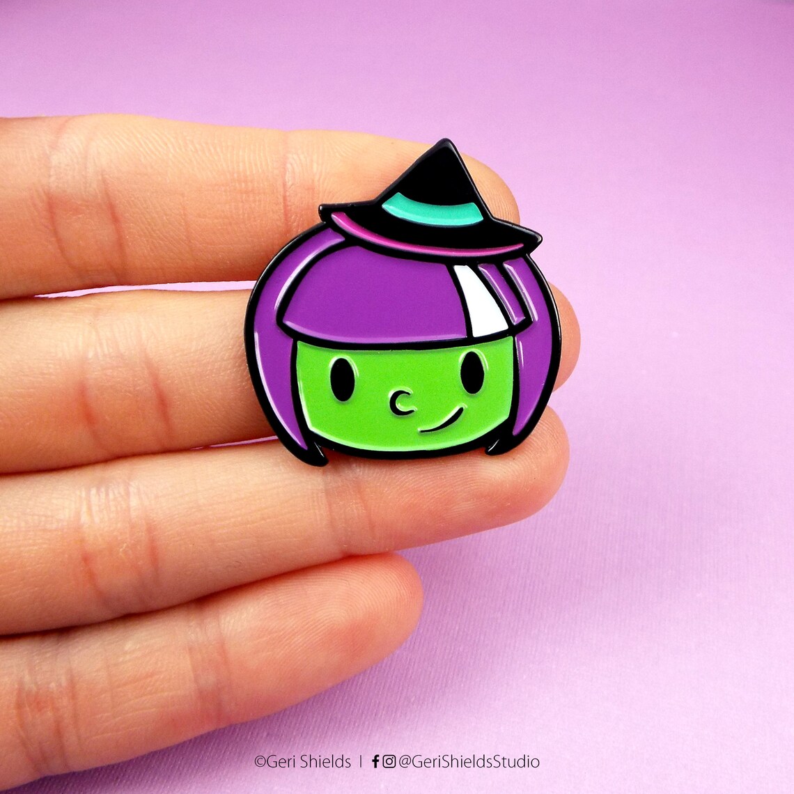 Modern Witch Enamel - Lapel Pin - Witch Pin - Etsy