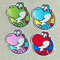 Yoshi Png Bundle, Super Mario Icons, Yoshi Clipart Set, Instant ...