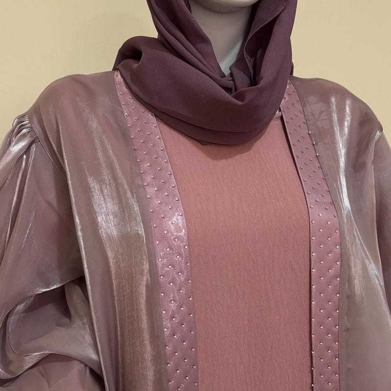 Three Piece Abaya Set - Etsy