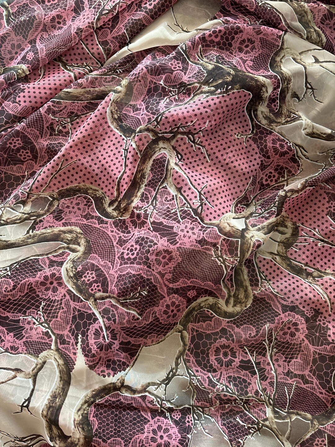 Pink Dirac Fabric, Elegant Modern Dirac Somali, Wedding Fabric for ...