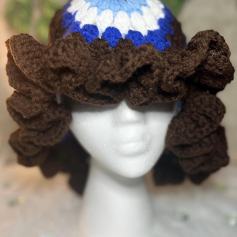 Ruffle Flower Hat - Etsy