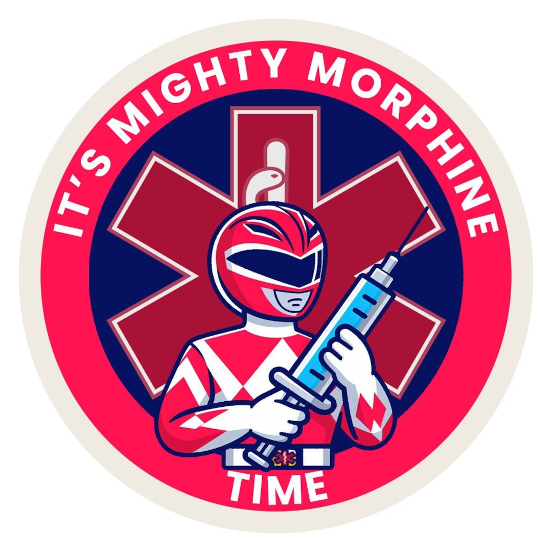 Mighty Morphine Time Sticker - Etsy