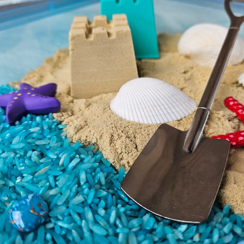 Ocean and Boat Themed Sensory Bin With Sea Animal Toys for Montessori ...
