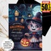 Editable Halloween Party Invitation, Party Invitation Template, Digital ...