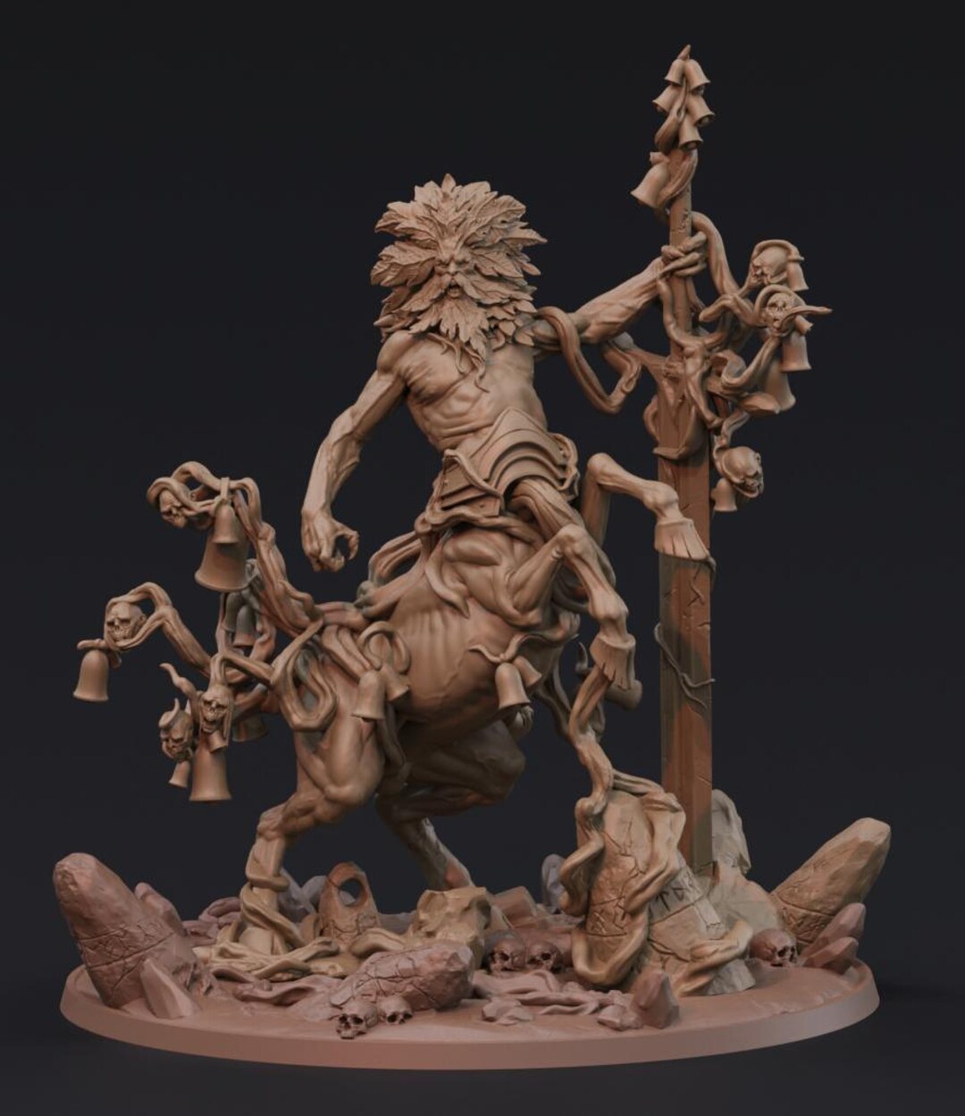 Forest Centaur Miniature: 32mm Resin Wargaming Model, Fantasy D&D Kit ...