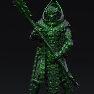 Undead Cyborg Robot Lord 32mm Scale Sci-fi Resin Miniature 60mm Tall - Etsy