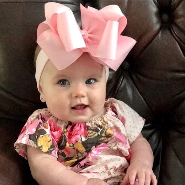 Pink Baby Headband - Etsy