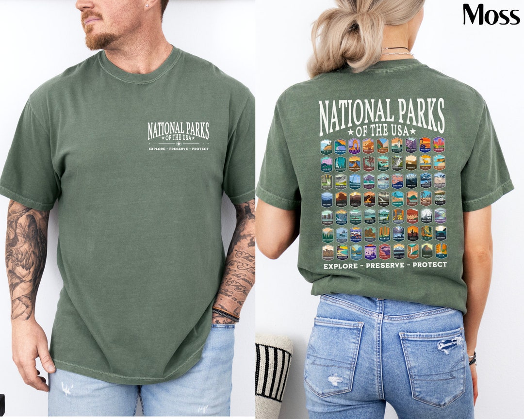 National Parks Shirt US National Park Camping Gift for Family Trip ...